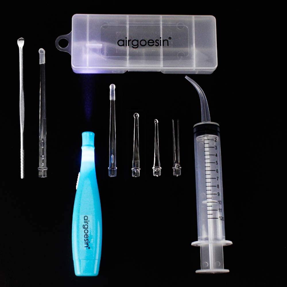 Airgoesin Tonsil Stone & Earwax Removal Tool - Blue 5 Tips ...