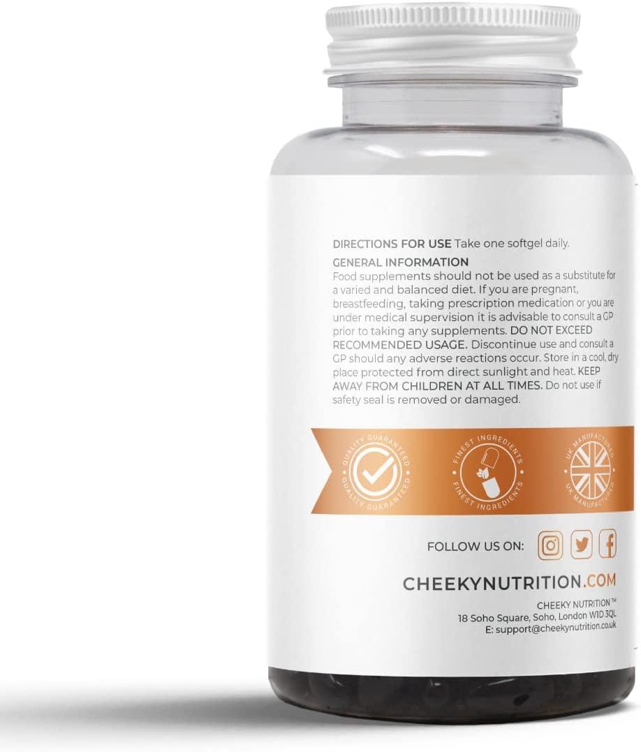 Cheeky Nutrition Astaxanthin 12mg 180 Softgels - Powerful Antioxidant ...