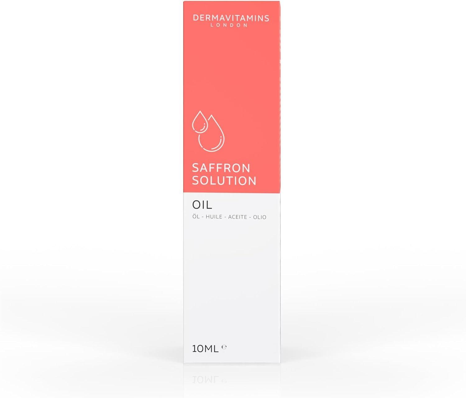 Dermavitamins 100% Natural Saffron Solution Oil - 10ml | Pure & Organic ...