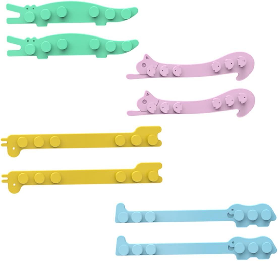Beaupretty 16 PC Ear Mask Hooks & Brackets - Durable Mask Holders for ...
