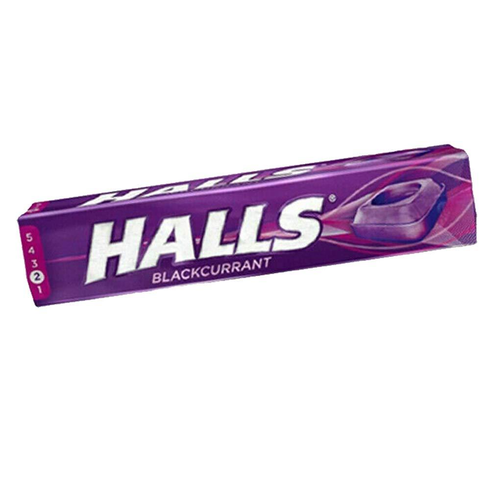 HALLS Sweets - Original (Blackcurrant 10 Bars) BLACKCURRANT 10 Bars ...