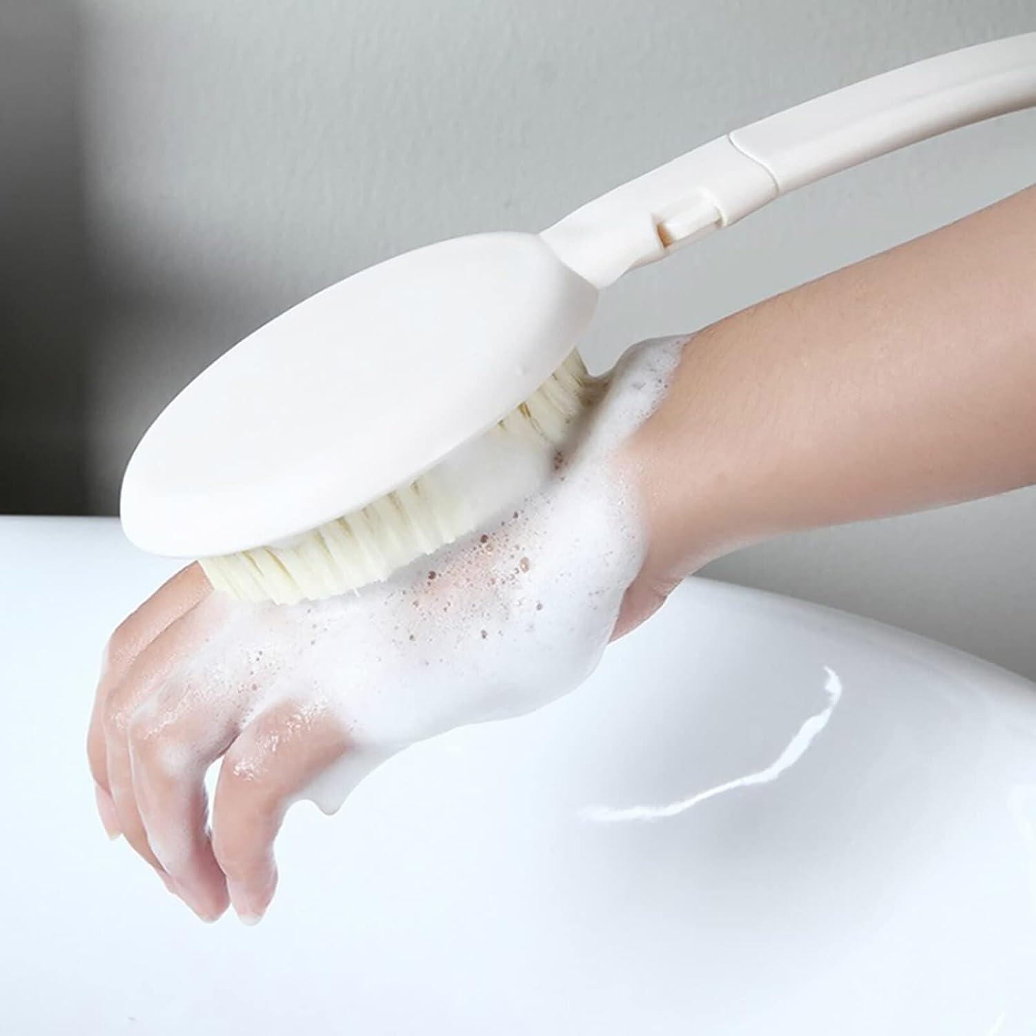 Mintata Foldable Long Handle Body Shower Brush - Exfoliating Back ...