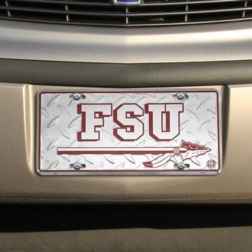 Florida State Seminoles (FSU) Silver Metal License Plate - Official ...