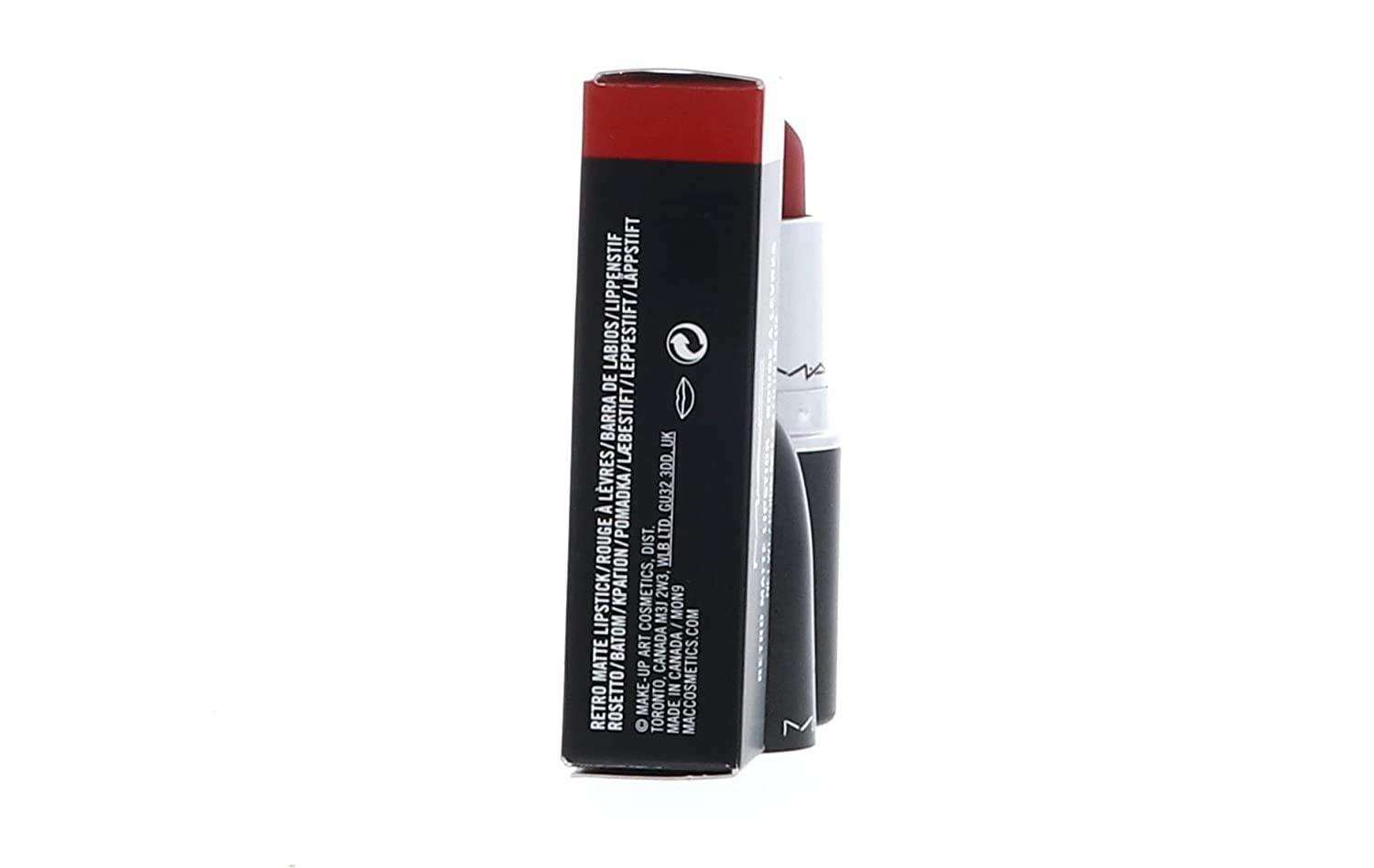 Mac Retro Matte Lipstick Ruby Woo 3g/0.10oz (#707) - Long-Lasting ...