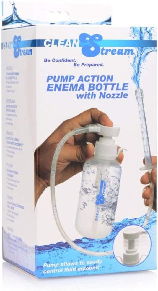 Cleanstream Pump Action Enema Bottle with Nozzle - Quick & Effective ...