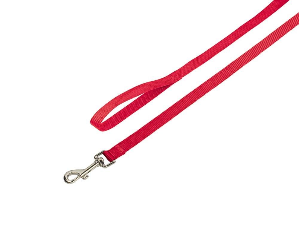 Nobby Classic Red Dog Leash - 120 cm Length 20 mm Width - Durable ...