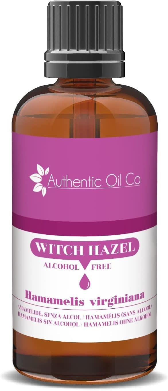 Witch Hazel Distilled - Alcohol-Free 50ml for Cleansing Toning Anti ...