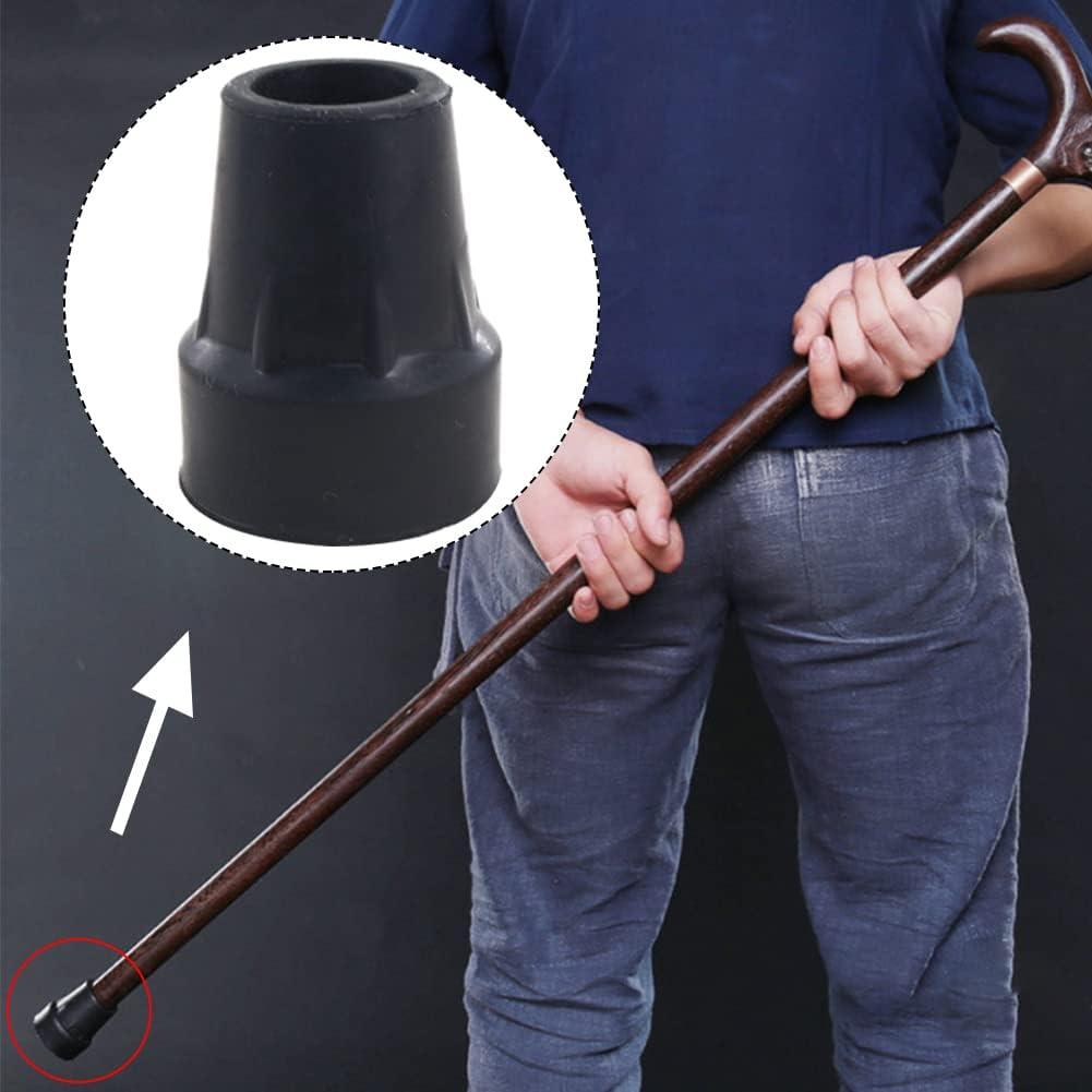 Walking Stick Rubber Tips 19mm - Heavy Duty Crutch Cane Protection Caps ...