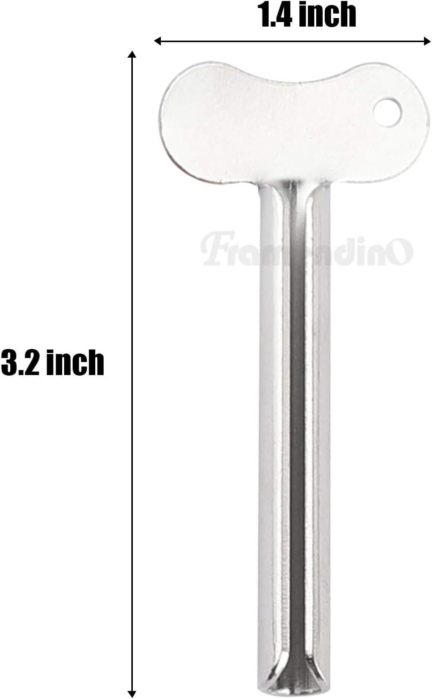 10 Pack Stainless Steel Tube Squeezer Keys for Toothpaste & Cosmetics ...