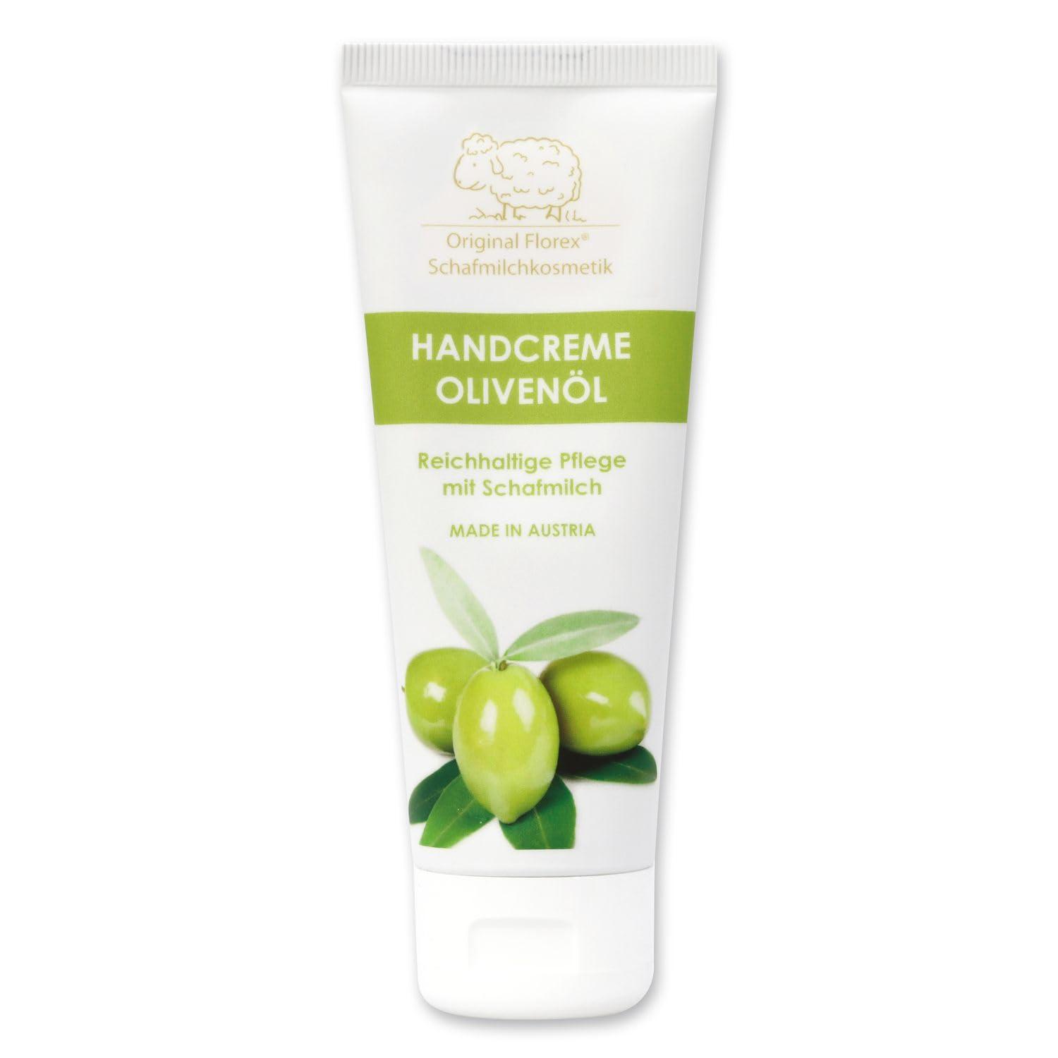 Florex Hand Cream Olive Oil | Intensive Care for Dry Hands with Sheep's ...