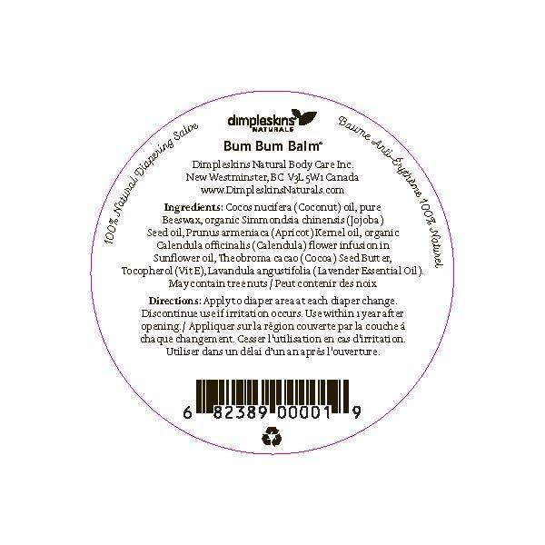 Bum Bum Balm 85g - All Natural Diapering Salve - Large Size ...