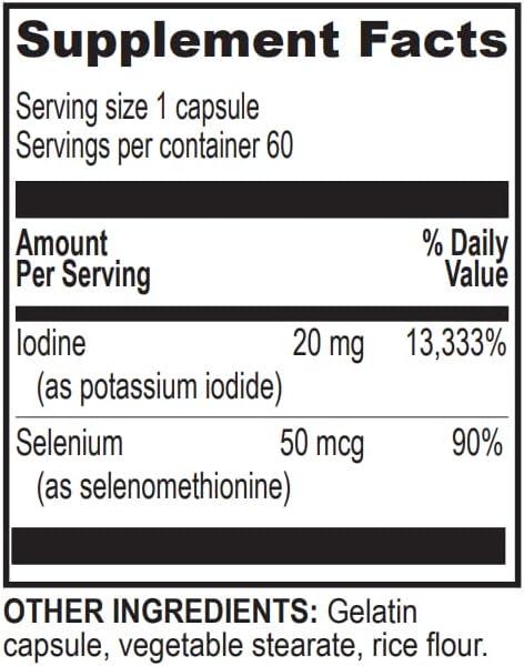 Ultra Pure Iodine Plus - 60 Gelatin Capsules for Life Enhancement | Buy ...