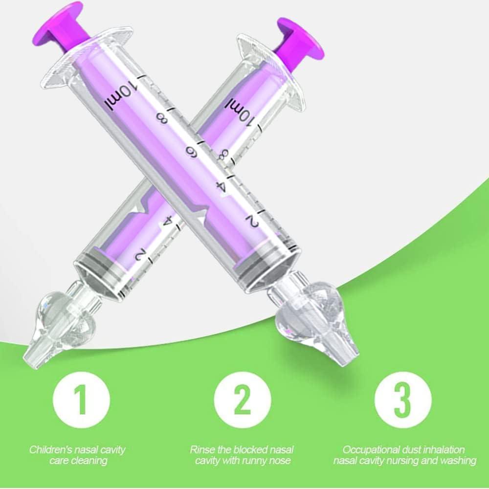 2Pcs Baby Nasal Aspirator - Reusable Silicone Suction Tip for Safe and ...