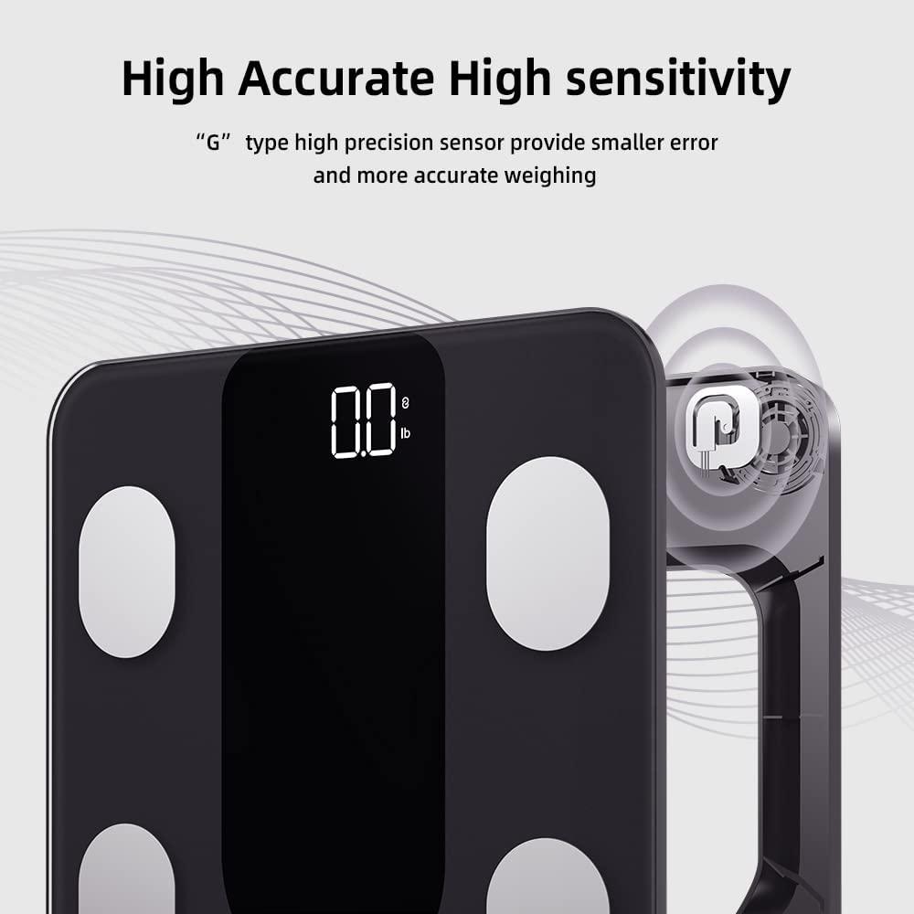 RunSTAR Smart Scale - Digital Bathroom Scale with BMI, Body Fat ...