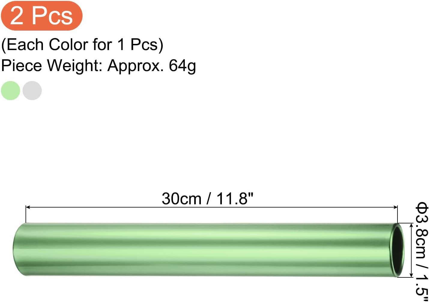 Aluminum Alloy PATIKIL Relay Track Batons Set - Green Silver | Outdoor ...