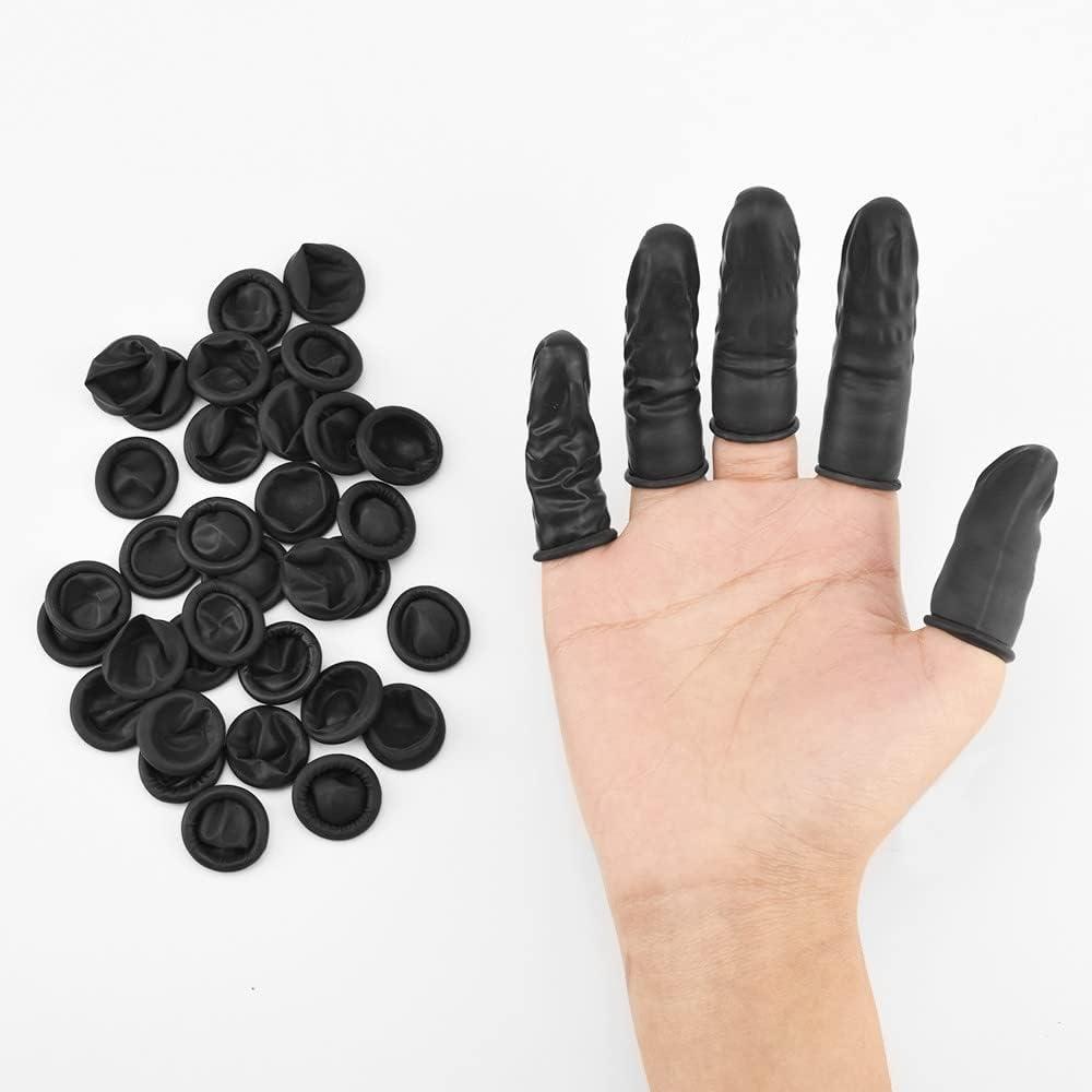JimKing Finger Cot 200 PCS Latex Anti-Static Finger Covers - Rubber ...