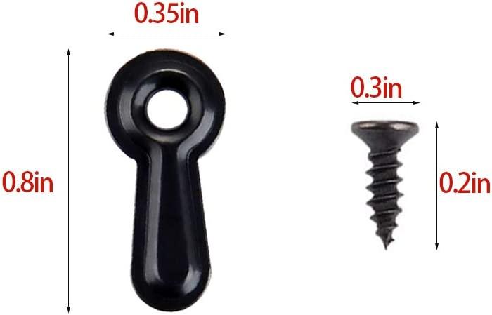 Picture Frame Turn Button Fasteners Set - 100 PCS Clips & Screws for ...