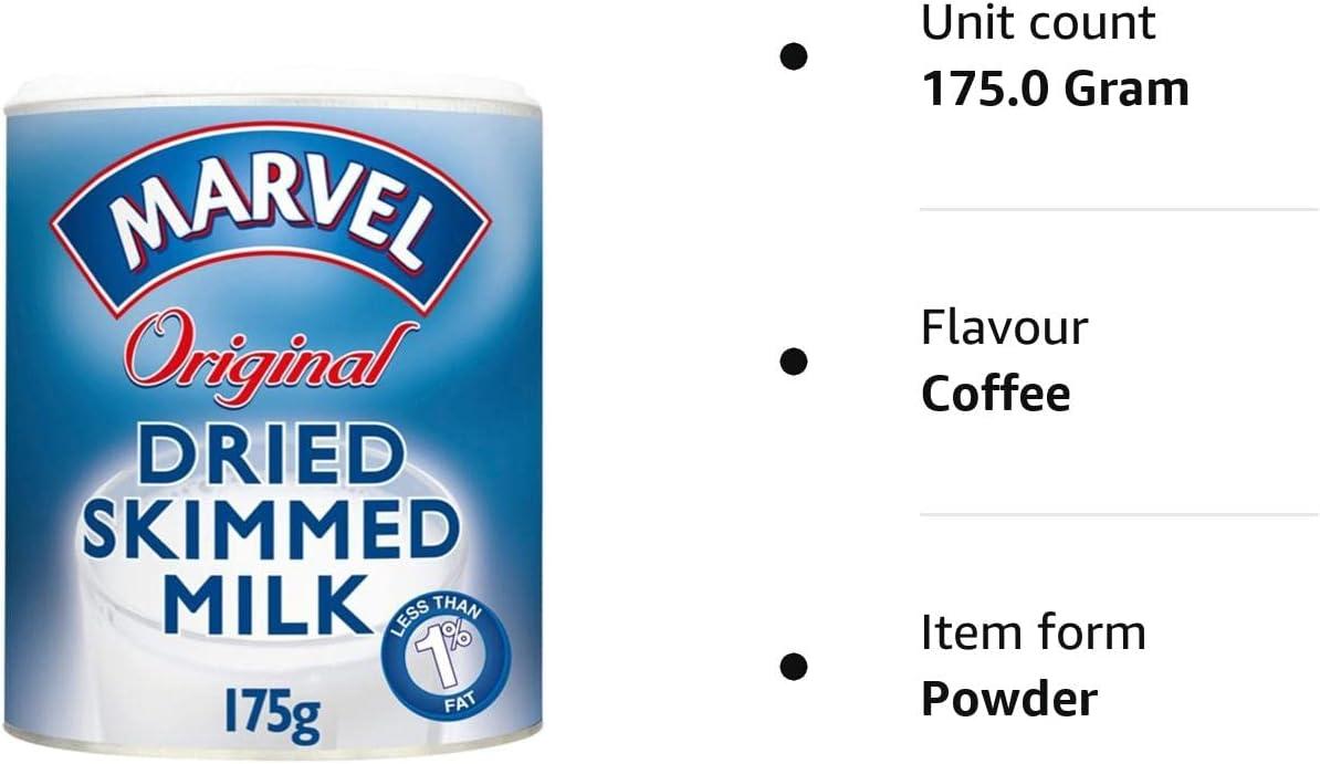 Marvel Dried Skimmed Milk Powder 175g - High Quality and Convenient ...
