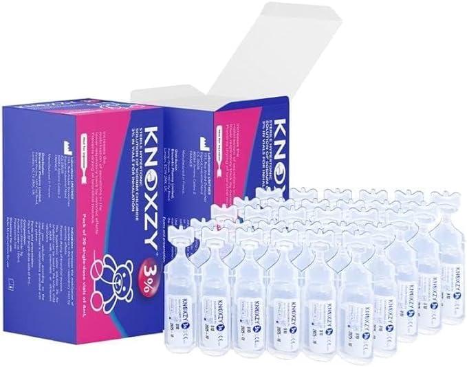 KNOXZY Hypertonic 3% Saline Solution for Nebulizer Machine | for Kids ...