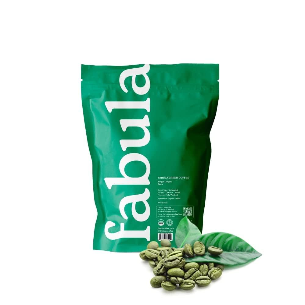 Fabula Organic Unroasted Coffee Beans - Low Acid, Single Origin, Non ...