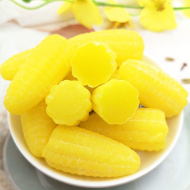 Fruit Juice Fudge Corn candy Orange juice flavored candy fruit gummy ...