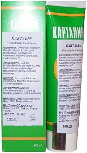 Kartalin A Prophylactic Skin Cream for Psoriasis & Eczema - 100 ml ...