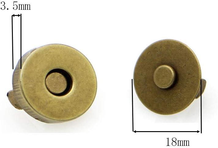 Magnetic Button Clasps 40 Sets (18mm, 4 Colors) for Sewing Craft Purses ...