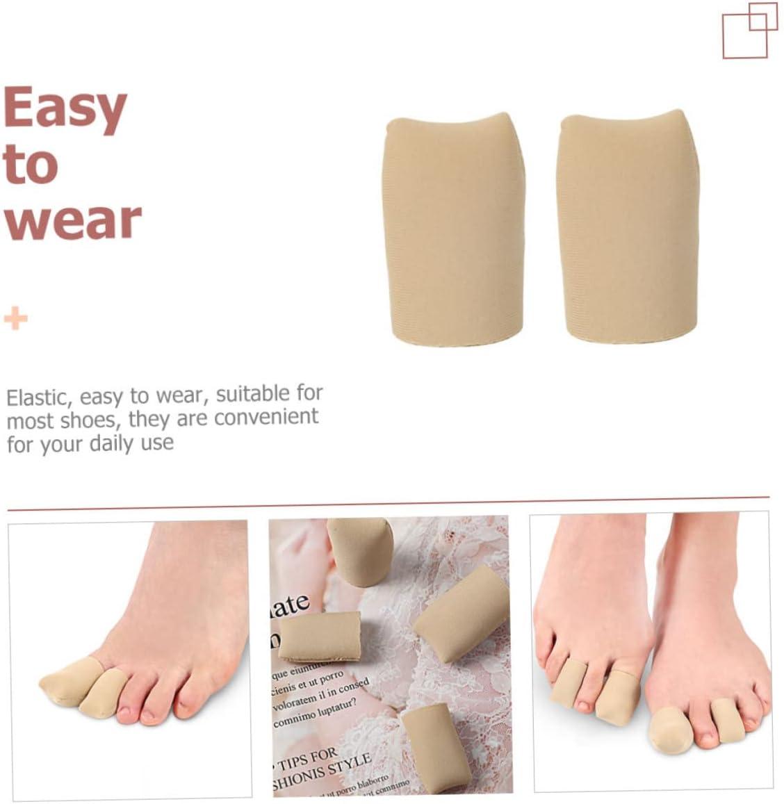 PLAFOPE 2pcs Toe Scuffs Silicone Toe Protectors Silicone Gel Elasto Gel ...
