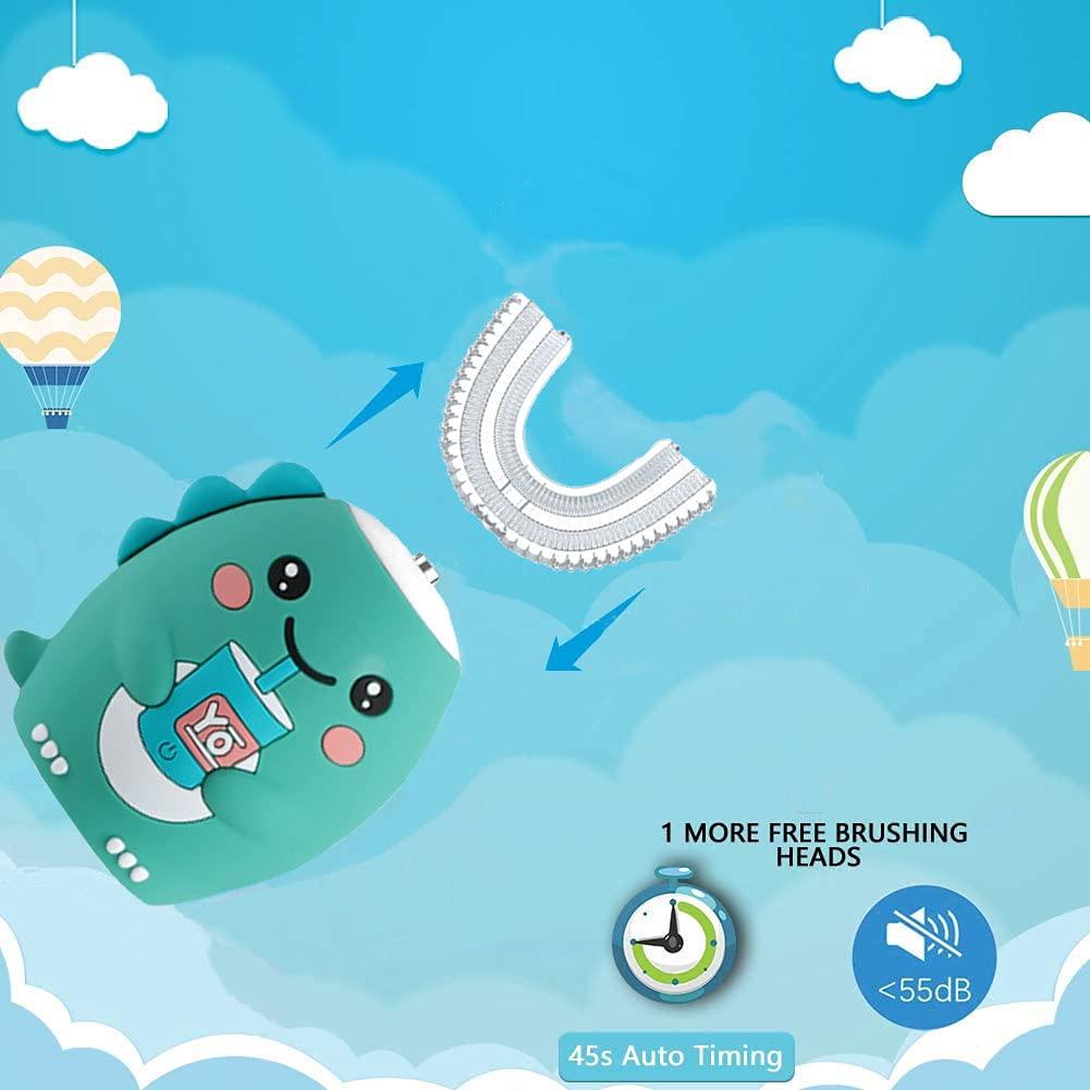 Kids Ultrasonic Electric Toothbrush | U-Shaped Automatic 360 Cleaning ...