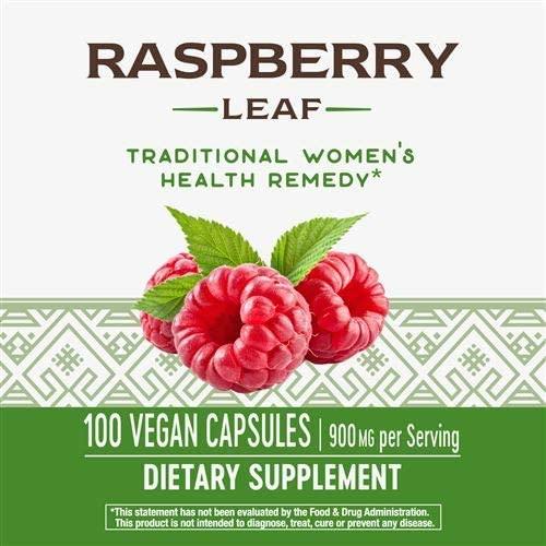 Nature's Way Red Raspberry Leaves 450mg - 100 Capsules | Pure Herbal ...