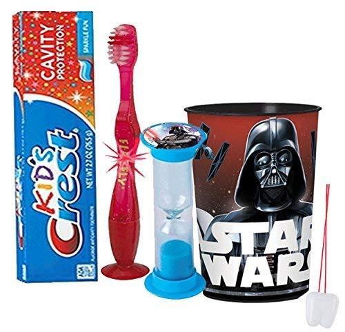 Star Wars Darth Vader Inspired Boys 4pc Bright Smile Oral Hygiene Set ...