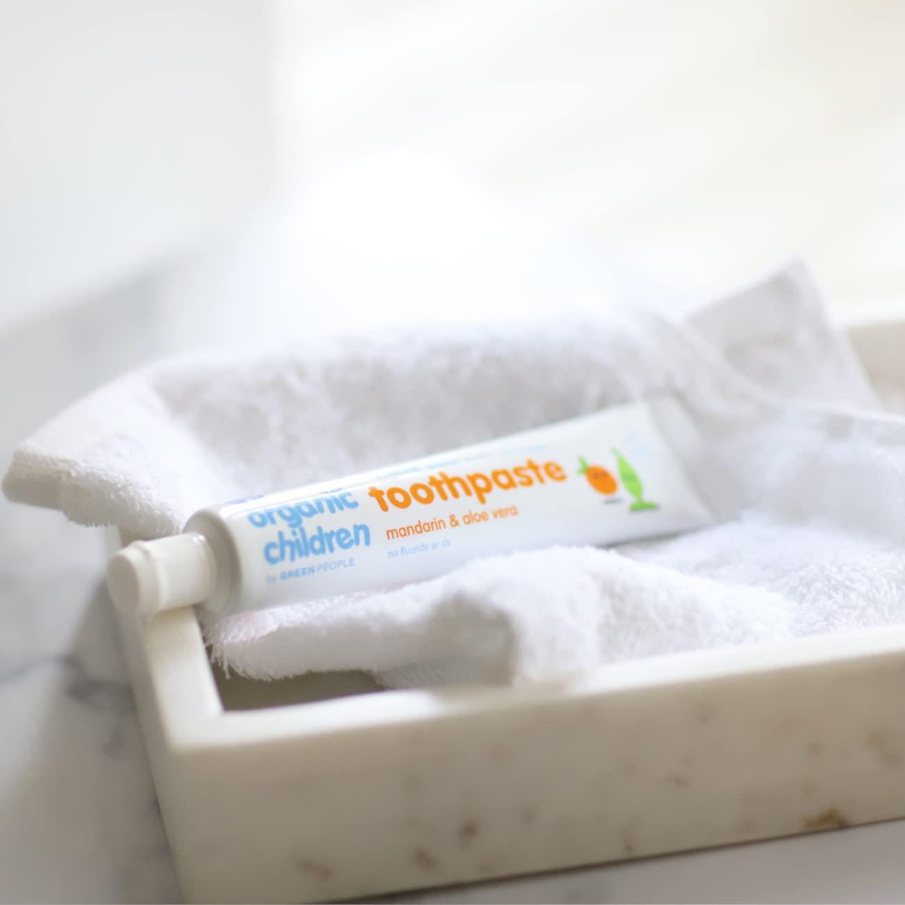 Green People Kids Mandarin Toothpaste 50ml - Natural Oral Care for ...