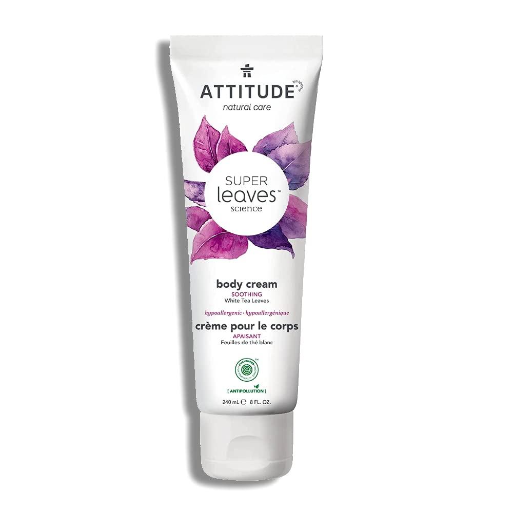 ATTITUDE Super Leaves Hypoallergenic Body Cream White Tea - Soothing 8 ...