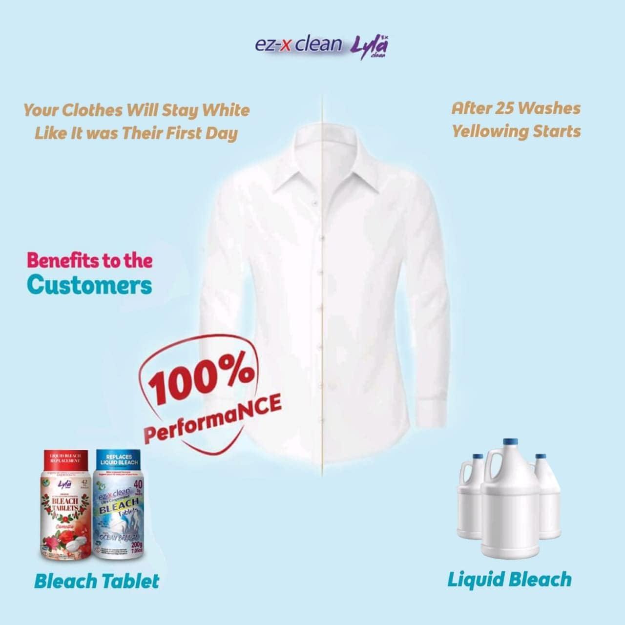 EZ-X CLEAN New and Improved Formula Ultra Concentrated Water Activated ...