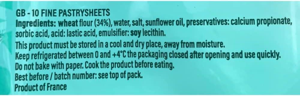 Mil Brick Feuilles de Brick Pastry 20 x Circular Sheets | Buy Now with ...