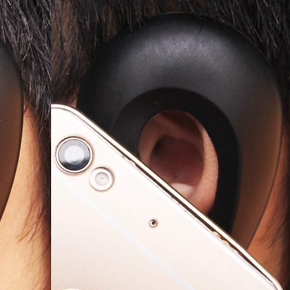 2 Pairs Black Hair Dyeing Earmuffs Protector Hair Coloring Ear Covers ...