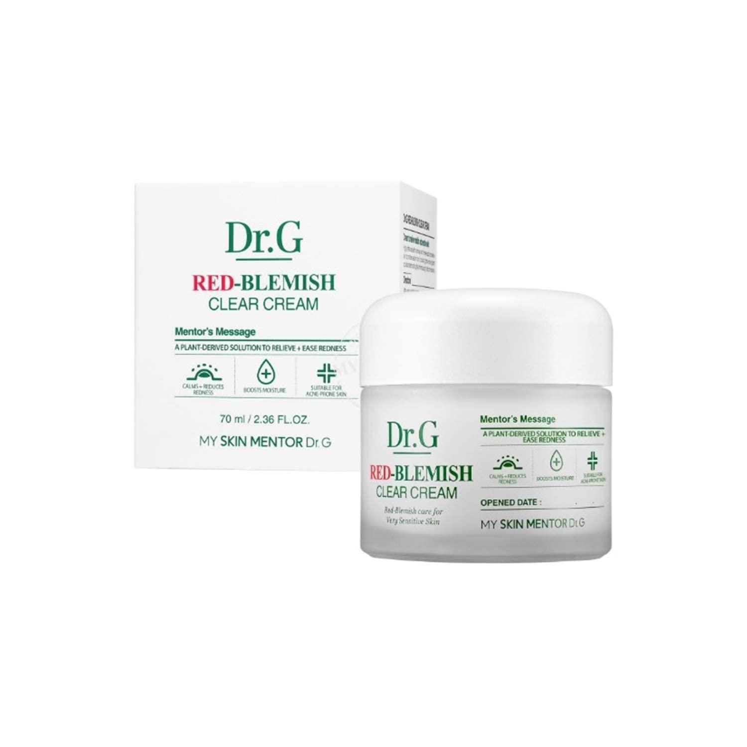 Dr.G R.E.D Blemish Clear Soothing Cream (70ml) with 5-Cica Complex | Buy Now with Express ...