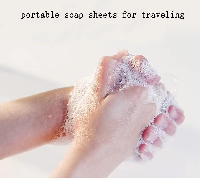 Zeayor Portable Soap Sheets for Travel - 150 Sheets Hand Soap for ...