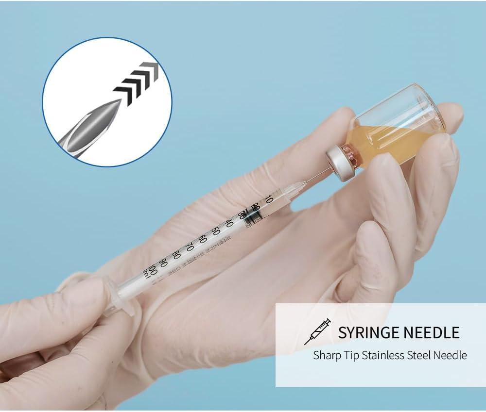 LabAider Disposable Insulin Syringe 1ml Syringes with 30Ga 5/16in ...