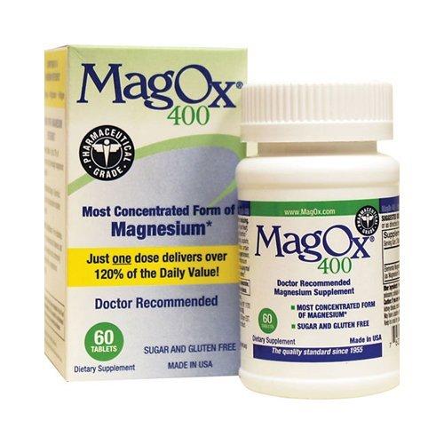 Mag-Ox 400 Magnesium Tablets 60 Each (Pack of 4) - Essential Mineral ...