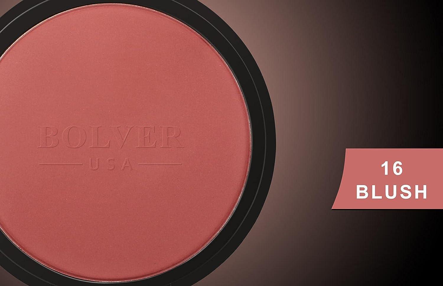 Bolver Blush 16 - Highly Pigmented Powder Blush, Smudge-Resistant ...