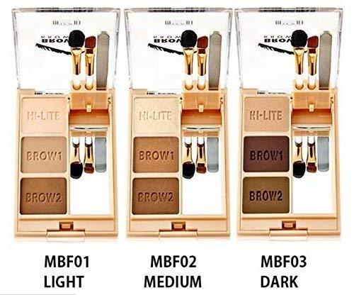 MILANI Brow Fix Eye Brow Powder Kit - Medium | Define and Enhance Your ...