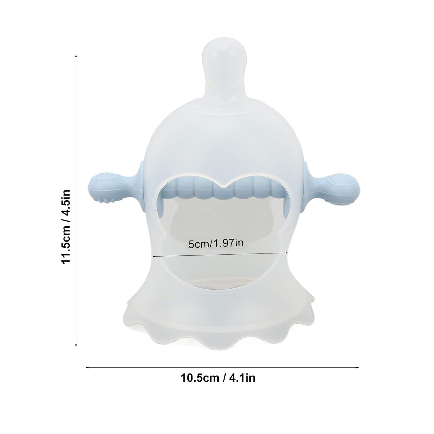 Silicone Baby Bite Ring - Anti-Autumn Joint Relief Suction-Friendly ...