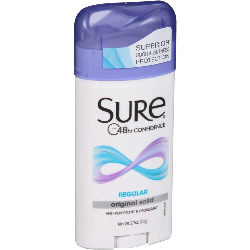 Sure Original Solid Regular Scent Anti-Perspirant & Deodorant 2.70 oz ...