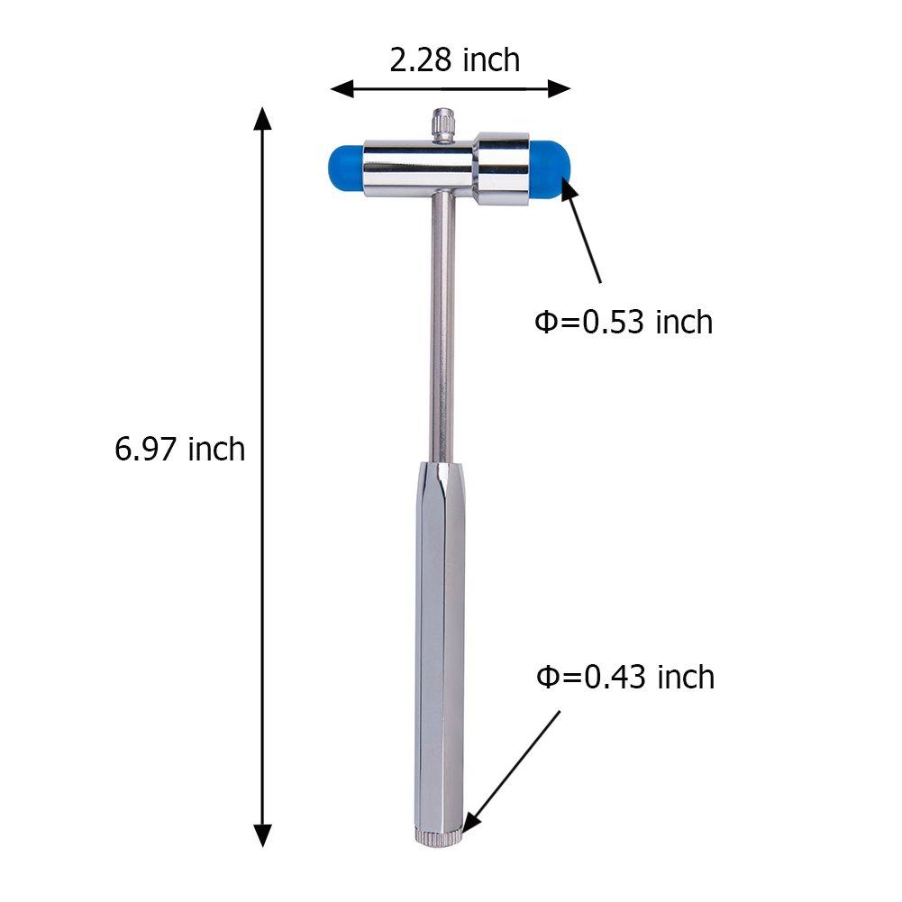 QIYUN Tromner Neurological Reflex Hammer with Needle and Brush ...