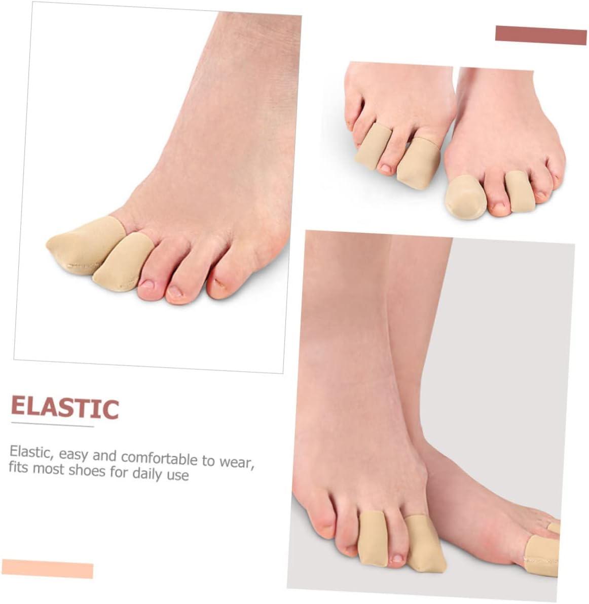 Lurrose Silicone Gel Toe Sleeves - 2 Pairs | Soft Hand Toe Protectors ...