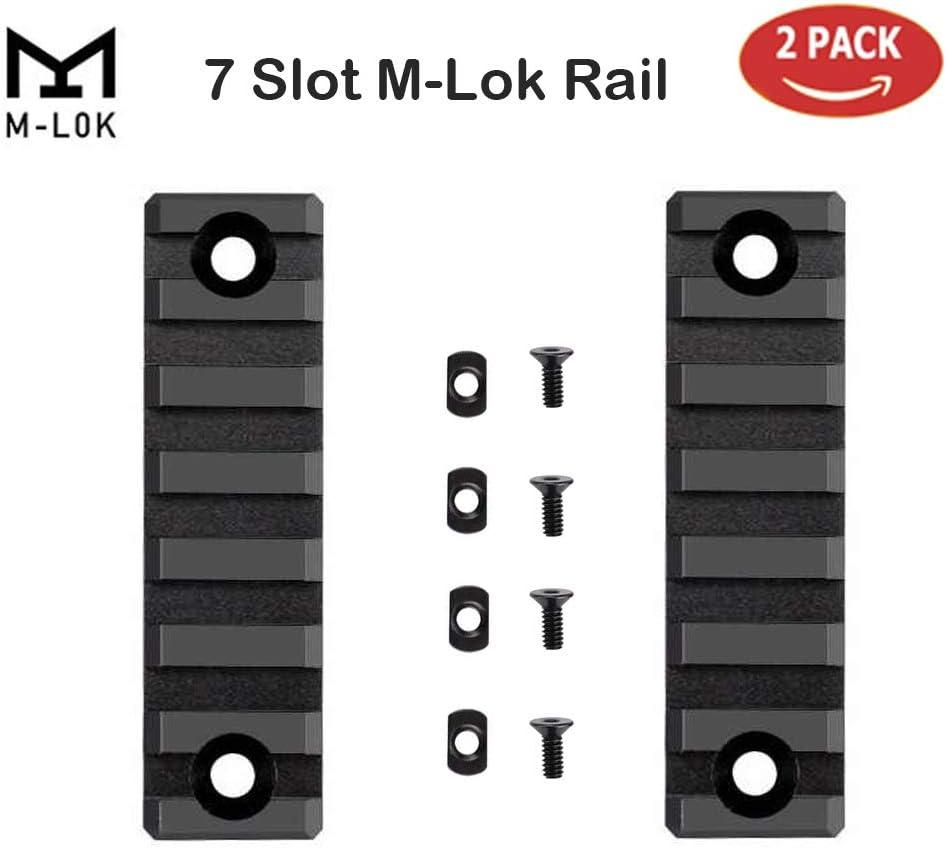 360 Tactical M-LOK Rail Section - 7 Slots (Set of 2) for M Lok ...
