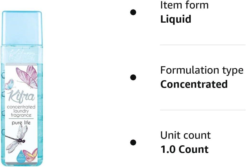 KIFRA PURE LIFE Concentrated Laundry Fragrance 200ml - Long-lasting ...
