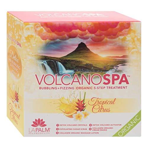 La Palm Volcano Spa 5 Step Pedicure Kit - Tropical Citrus | Exfoliating ...