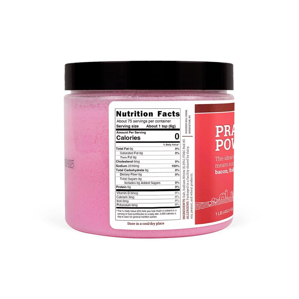 Hoosier Hill Farm Prague Powder Pink Curing Salt - 1 Pound, Pack of 1 ...